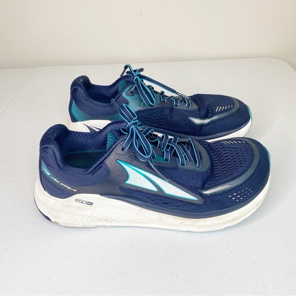 Altra | Shoes | Altra Paradigm 6 Running Shoes Dark Blue Teal Foot ...